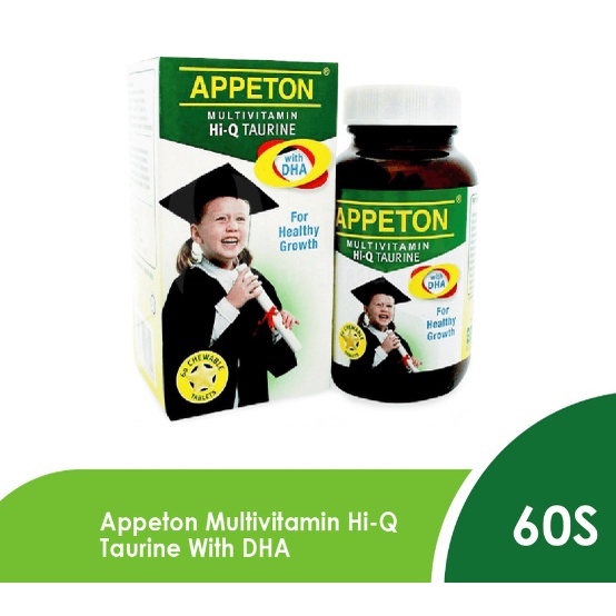 Appeton Multivitamin Hi-Q Taurine With DHA 60`Tablets | Shopee Malaysia
