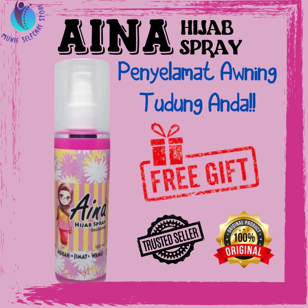[ORIGINAL HQ | READY STOCK] AINA HIJAB SPRAY SPRAY PENGERAS TUDUNG ...