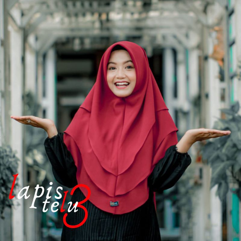 Instant Hijab 3 Layer Hijab original qumilabel Hijab viral | Shopee ...