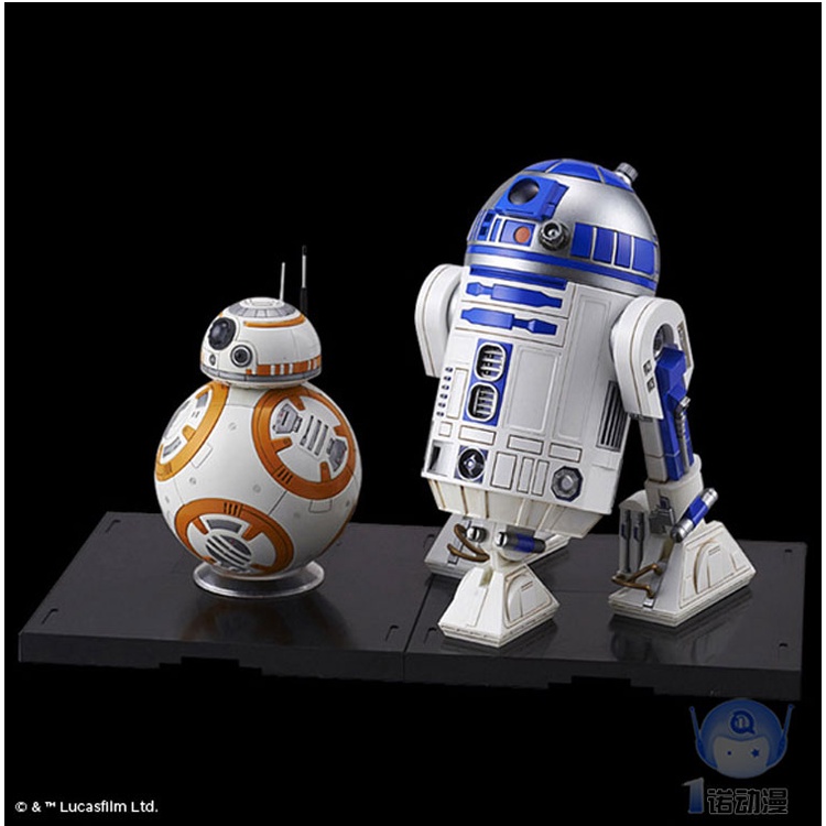 Star Wars BB8 and R2-D2 Assemble Model Nuclear model 1/12 Repaired ...
