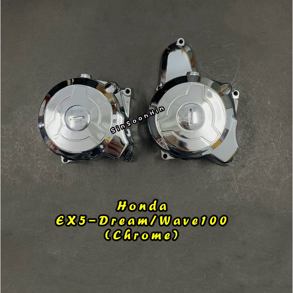Honda EX5 DREAM WAVE100 Magneto Cover - CHROME / SILVER #cover magnet ...