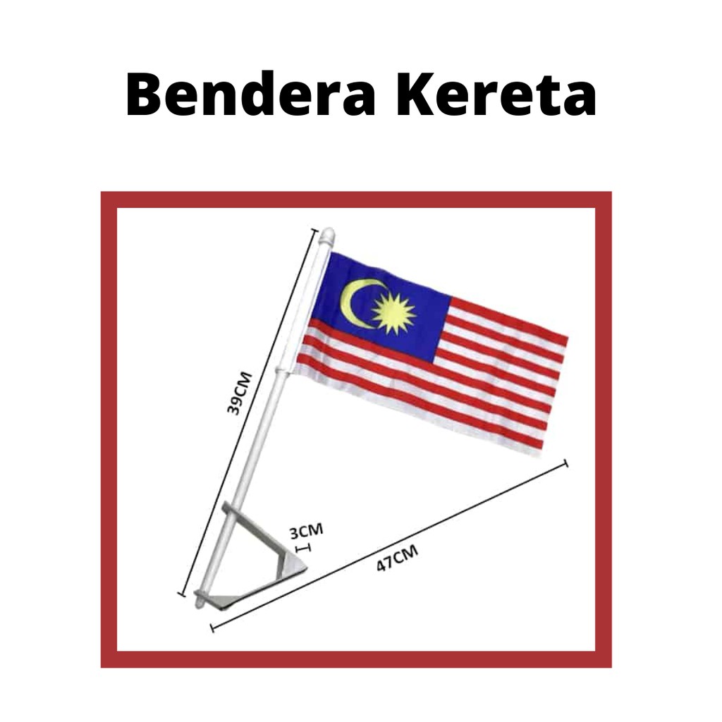 READY STOCK Bendera Malaysia Jalur Gemilang (bendera tiang/ bendera ...