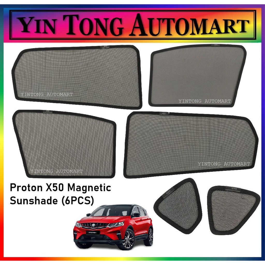 Proton X50 Magnetic Sun Shade - 6PCS | Shopee Malaysia