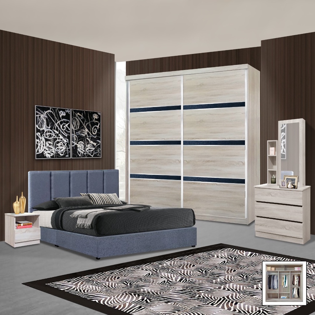 [Mr 99 Furniture]🔥FREE INSTALLATION🔥 Bedroom Set/Queen Bedframe/Sliding ...