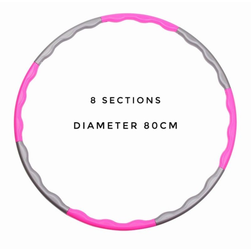 [🇲🇾 READYSTOCK] Premium Quality Foam Hula Hoop Foldable Hula Hoop ...