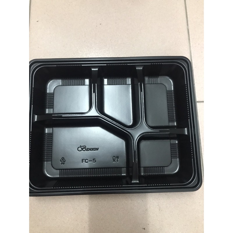 FC 5 -5 Compartment Disposable Lunch Box(100pcs+/-) | Shopee Malaysia