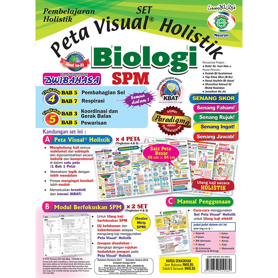 (SILIBUS LAMA) Set Peta Visual Holistik Biologi SPM | Shopee Malaysia