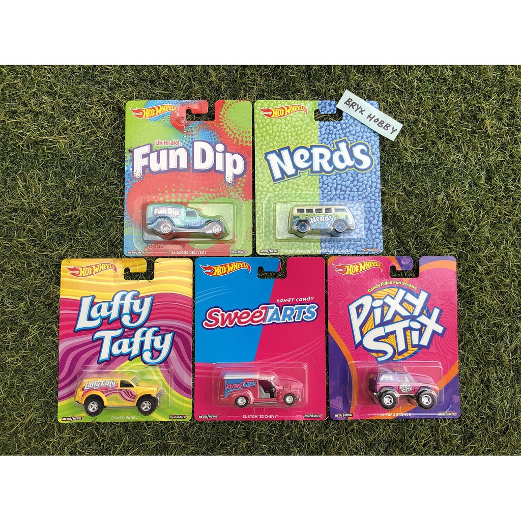 Hot Wheels 2017 Pop Culture Nestle Set Of 5pcs Pixy Stix Sweetarts