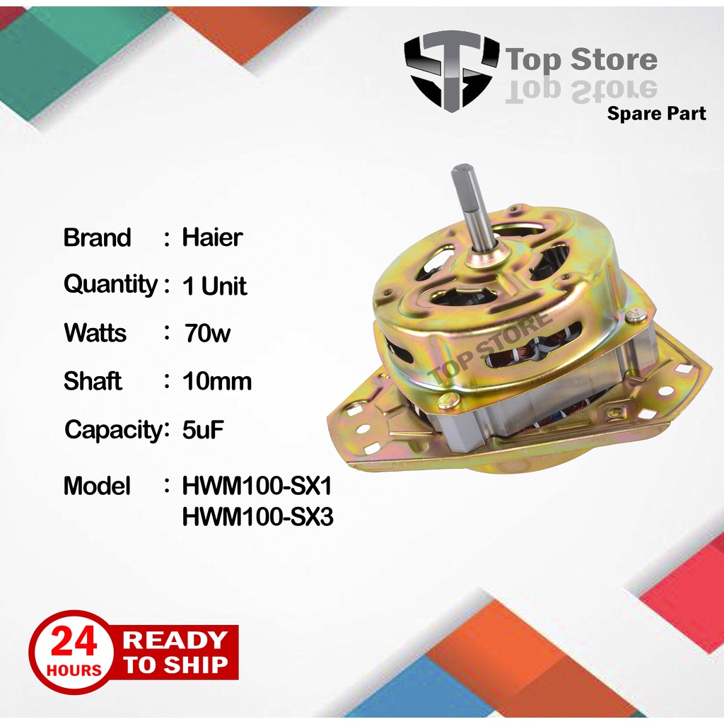 Haier Semi Auto Washing Machine Spin Motor HWM100-SX1 HWM100-SX3 ...