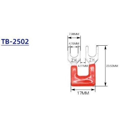 TB25 TB-25 3/4/5/6/8/10/12 Fixed Barrier Dual Row Strip Screw Terminal ...