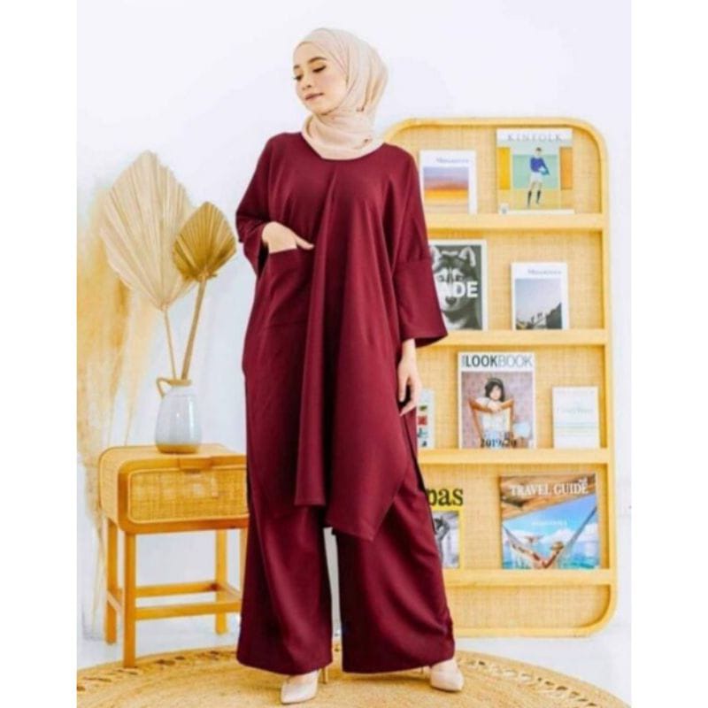 NEW ARRIVAL INSPIRED BY MULAN BASIC VIRAL (READY STOCK) MUSLIMAH SUIT ...