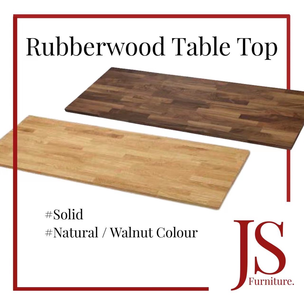 𝗝𝗦 𝗙𝗿𝗲𝗲 𝗦𝗵𝗶𝗽𝗽𝗶𝗻𝗴 𝟭𝟲𝘀𝗶𝘇𝗲𝘀 20MM solid Rubberwood Table Top GradeAB with ...