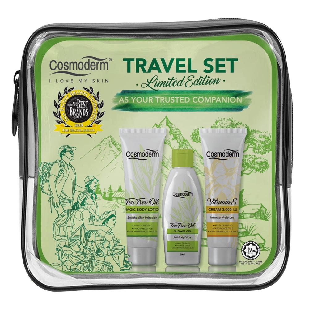 (SET UMRAH) COSMODERM TRAVEL SET LIMITED EDITION { READY STOCK ...