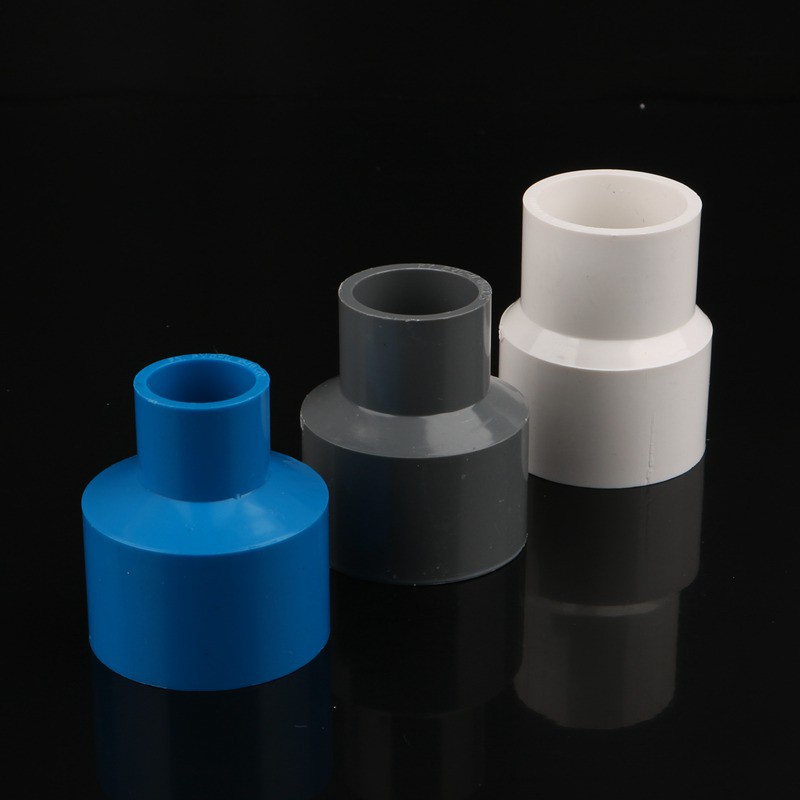 2pcs PVC Pipe Socket Reducer PVC Reducing Connector Paip Straight ...