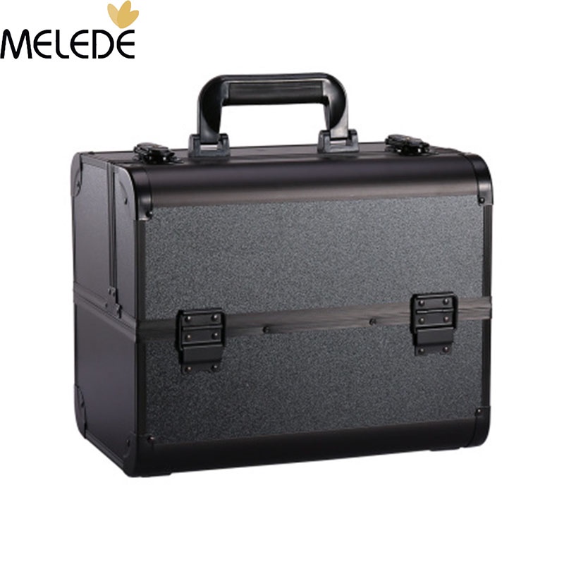 MELEDE Make-up Kit Cosmetic Organizer Artist Train Travel Storage Carry ...