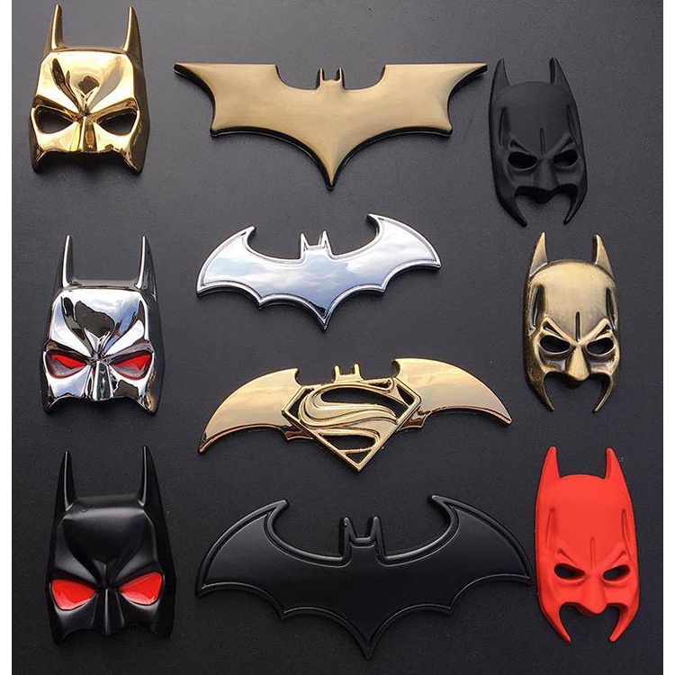 Car Personality Batman Car Badge Modification Bat Car Body Stickers ...