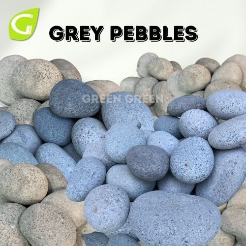 GG - Grey Pebbles Gardening Stone Landscape Decoration Batu Besar 3cm ...