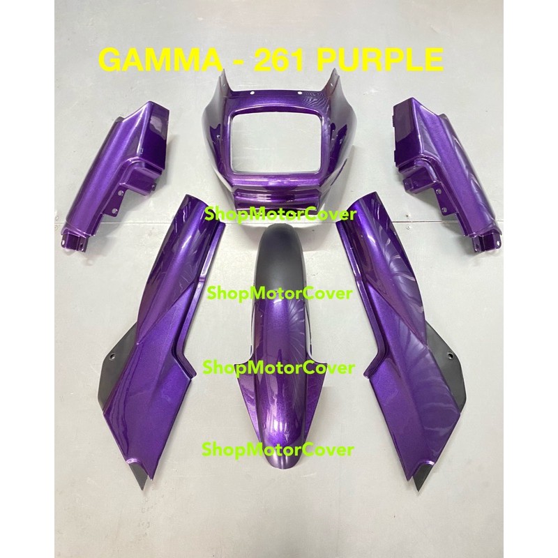 SUZUKI PANTHER GAMA TXR GAMMA 150 BODY COVER SET (YELLOW/ OOK MERAH ...