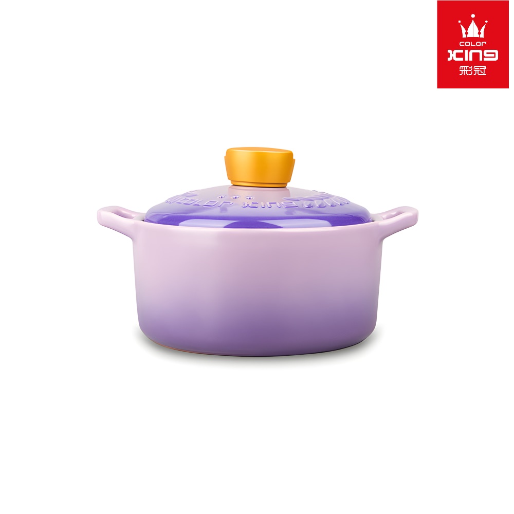 Color King - 100% Ceramic Non-Toxic LUXE Casserole Stock Pot (1600ML ...