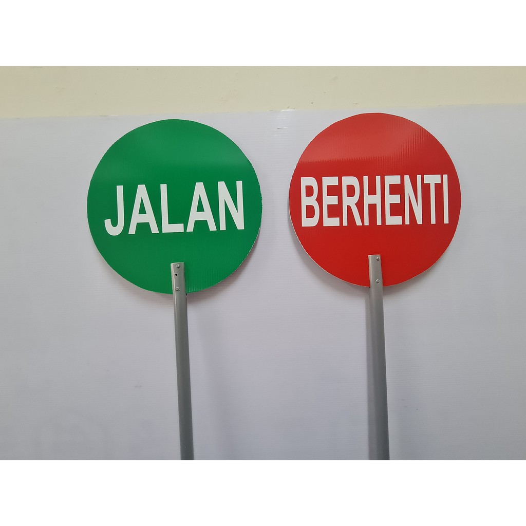 BERHENTI/ JALAN TRAFFIC SAFETY SIGN | Shopee Malaysia