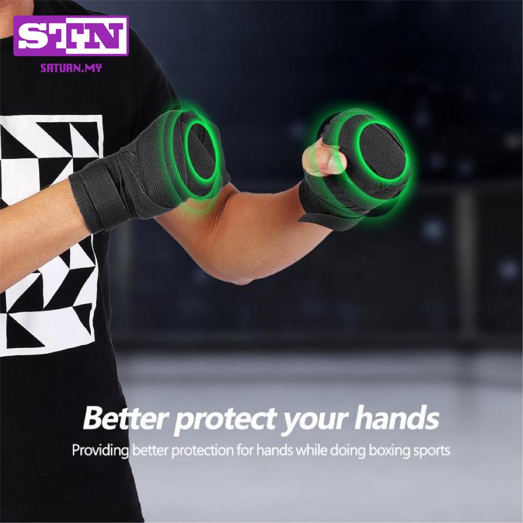 【STN】2PCS Boxing Hand Wrap MMA Bandage Wraps 5M Handwrap Muay Thai Gloves Bandages Kickboxing ...