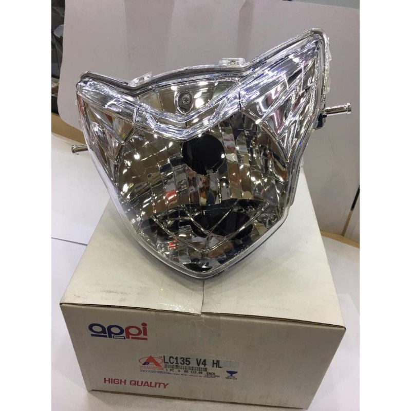 YAMAHA LC135 V4 V5 V6 V7 LC 135 HeadLamp Lampu Depan Head Lamp clear TOP QUALITY ASSURED APPI ...