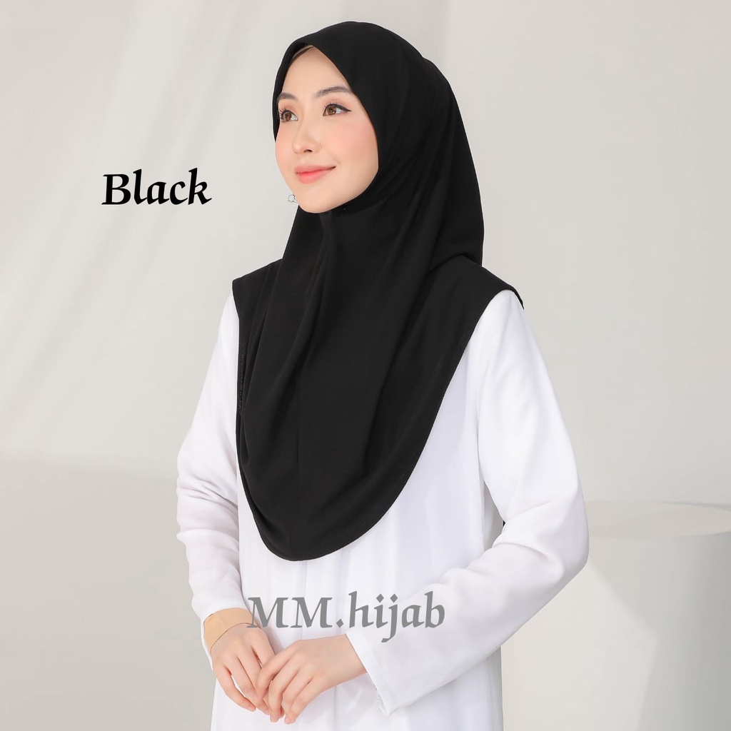 Tudung Sarung Moscrepe Sarimah Plain Instant READY STOCK SIZE M L | Shopee Malaysia