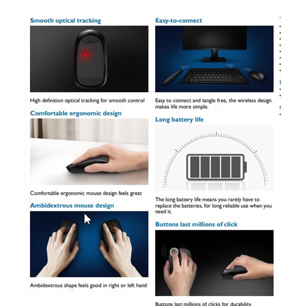 (Ready stock) Philips SPK7344 (M344) / SPK7384 (M384) 1000 DPI / 1600 ...