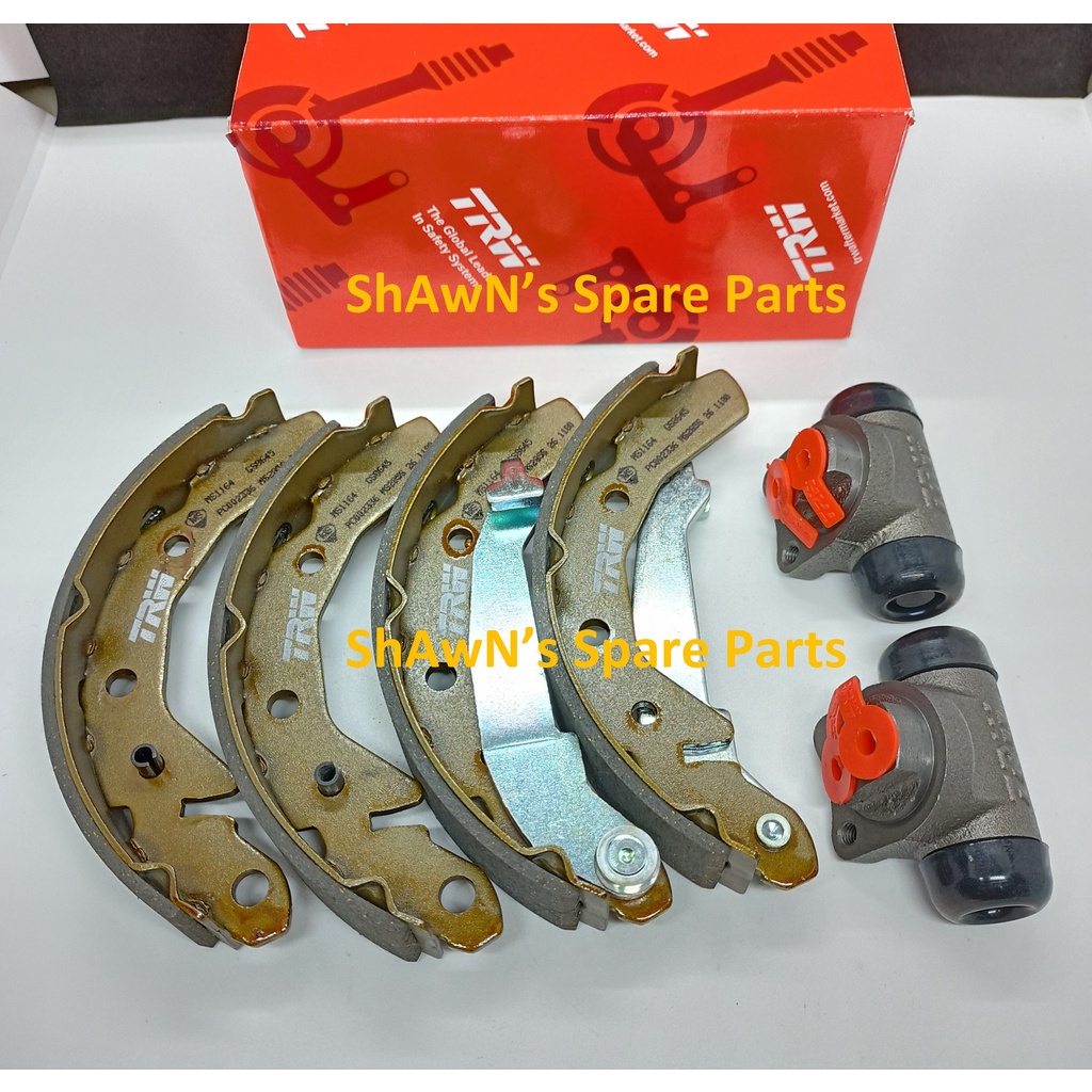 TRW Rear Brake Shoes / Brake Pump Proton Saga BLM FL FLX / Saga VVT ...