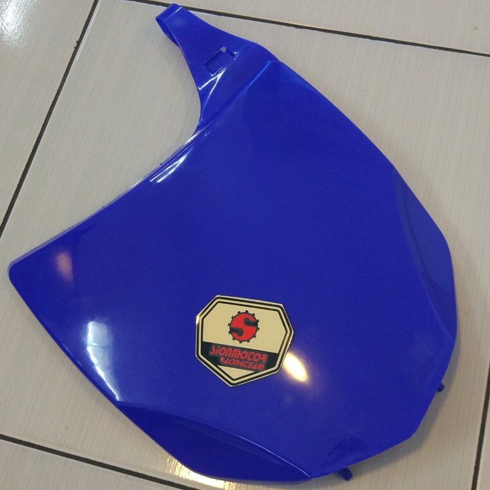 Star Number Plate Cover / Star Number Board for KLX 150 Motorcycle Blue ...
