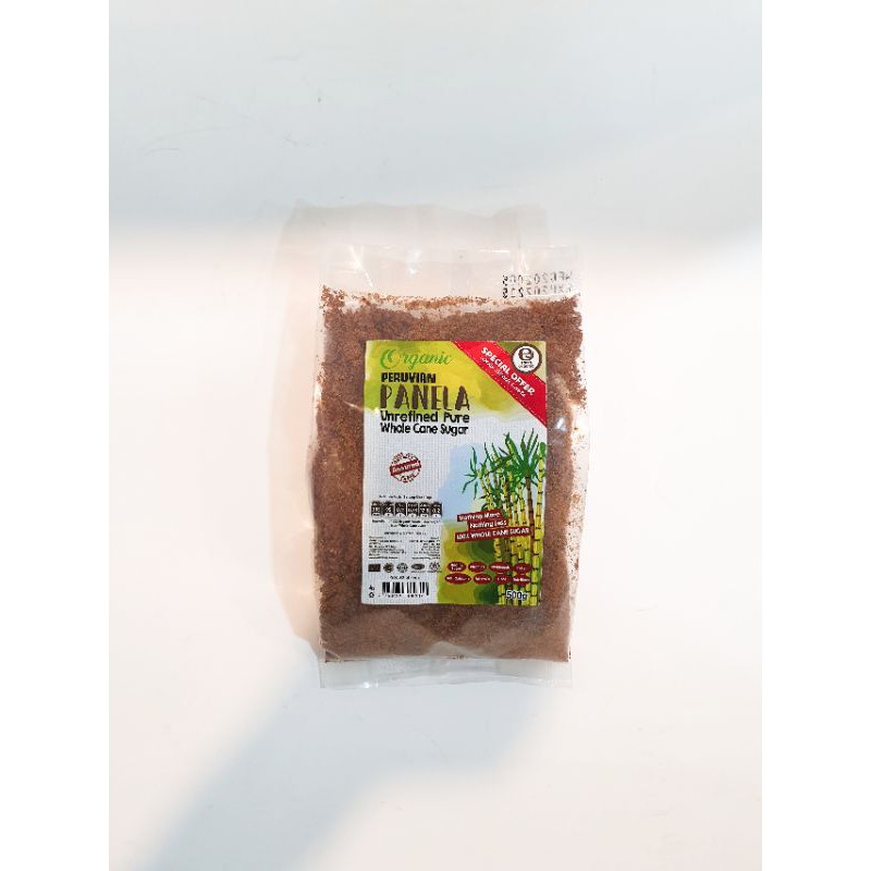 Organic Panela Unrefined Pure Whole Cane Sugar 500g | Shopee Malaysia