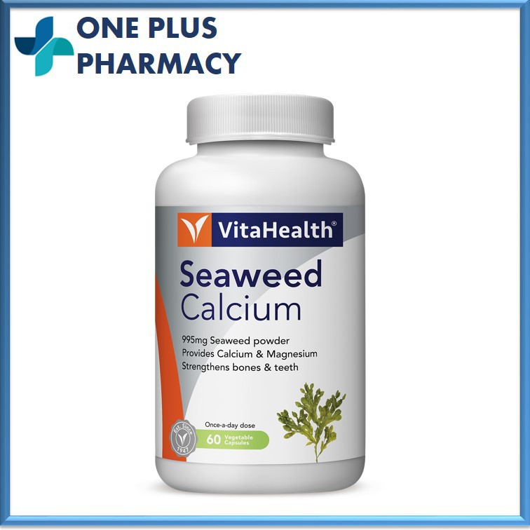 VITAHEALTH Organic Seaweed Calcium 1000 60's [EXP 10/2027] | Shopee ...