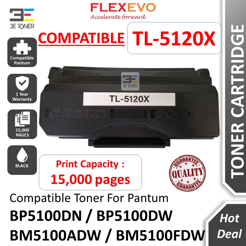 Compatible Toner TL5120 TL5120H TL5120X DL5120 DL-5120 TL-5120X for ...