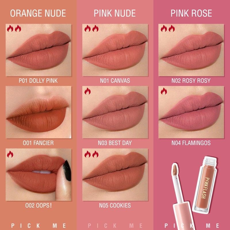 Pinkflash Lipstick Lip stick Lipstik lipgloss lip gloss Lipsmatte ...