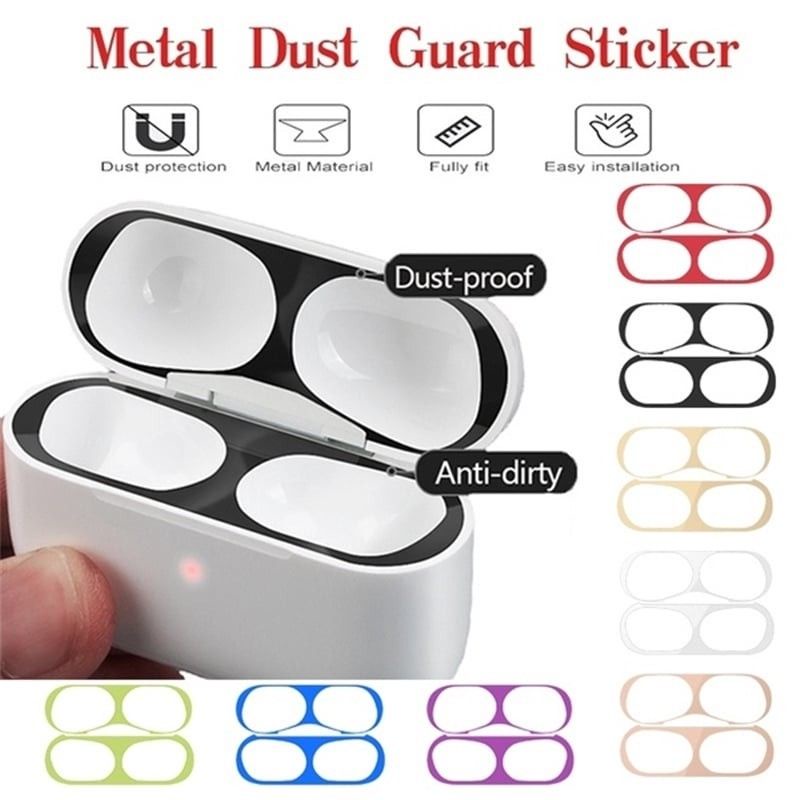 Dust Guard Sticker AirPods Pro/Pro2 & AirPod 1/2/3/4 Sticker Pelindung ...