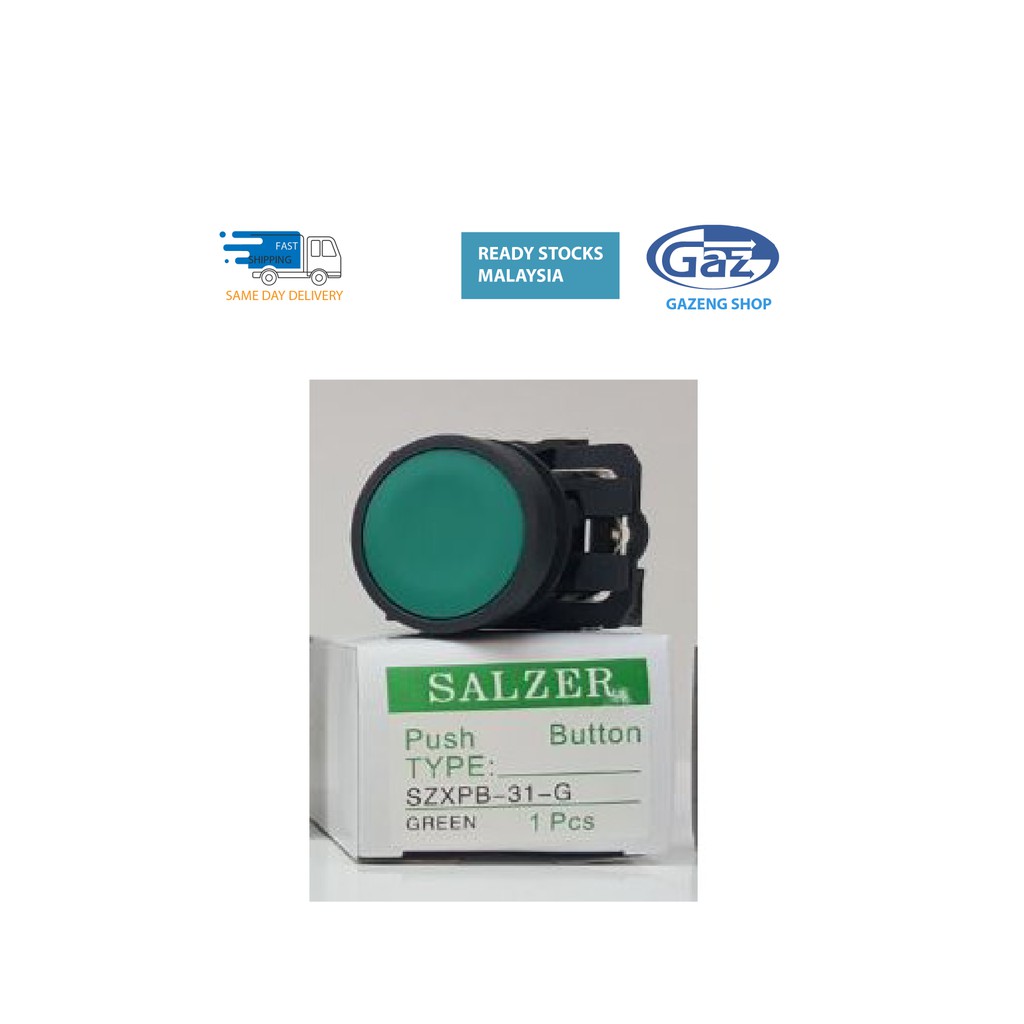 Salzer Push Button (Red & green) 1 unit 22mm | Shopee Malaysia