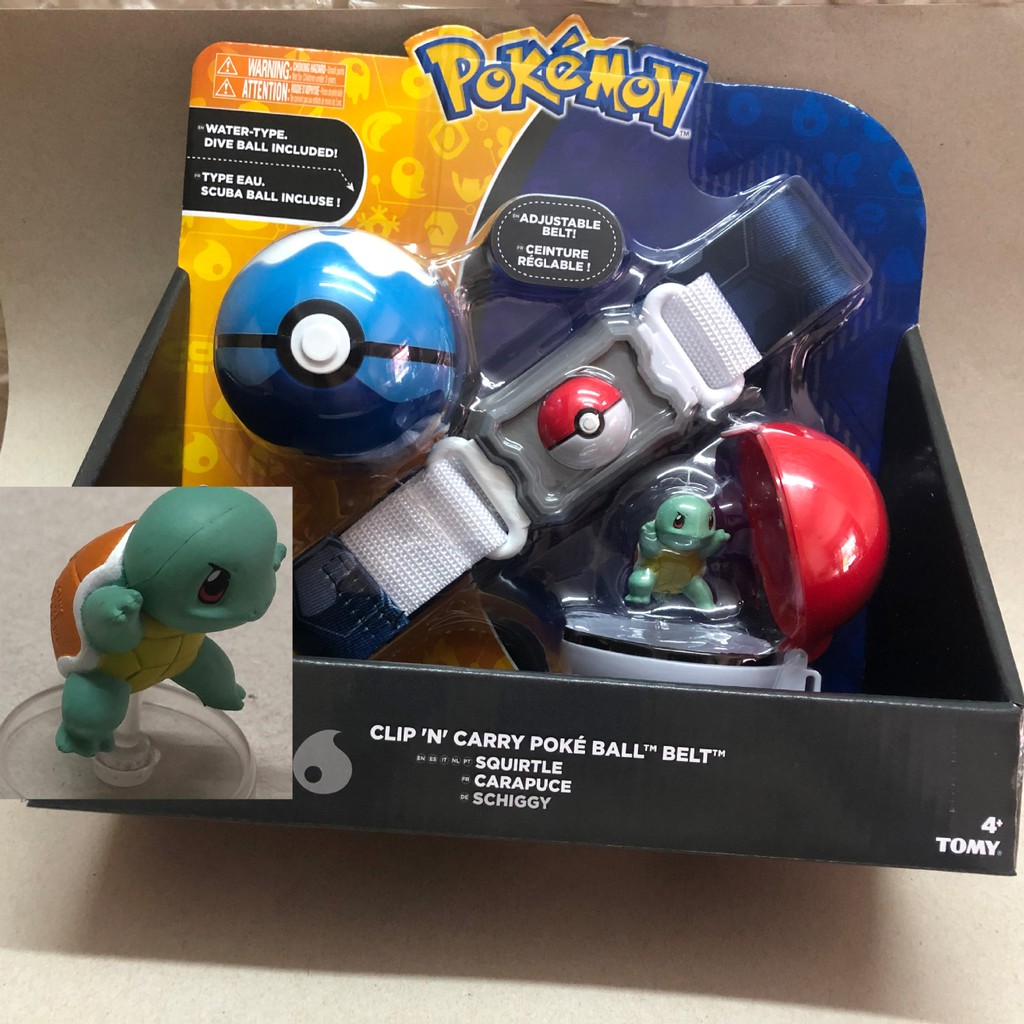 Boy / Girl Toy: TOMY POKEMON CLIP N CARRY POKE BALL ADJUSTABLE BELT 2IN ...