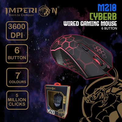 Imperion M210 CYBER B Gaming Mouse | Shopee Malaysia