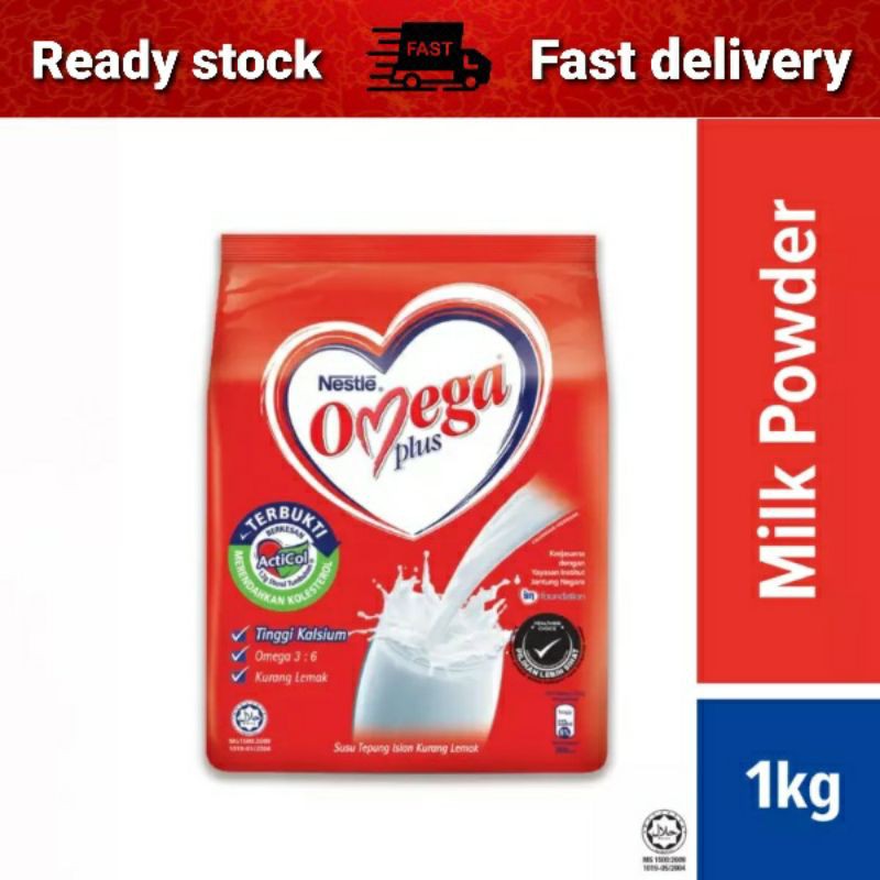 NESTLE OMEGA PLUS Milk Powder 1kg | Shopee Malaysia