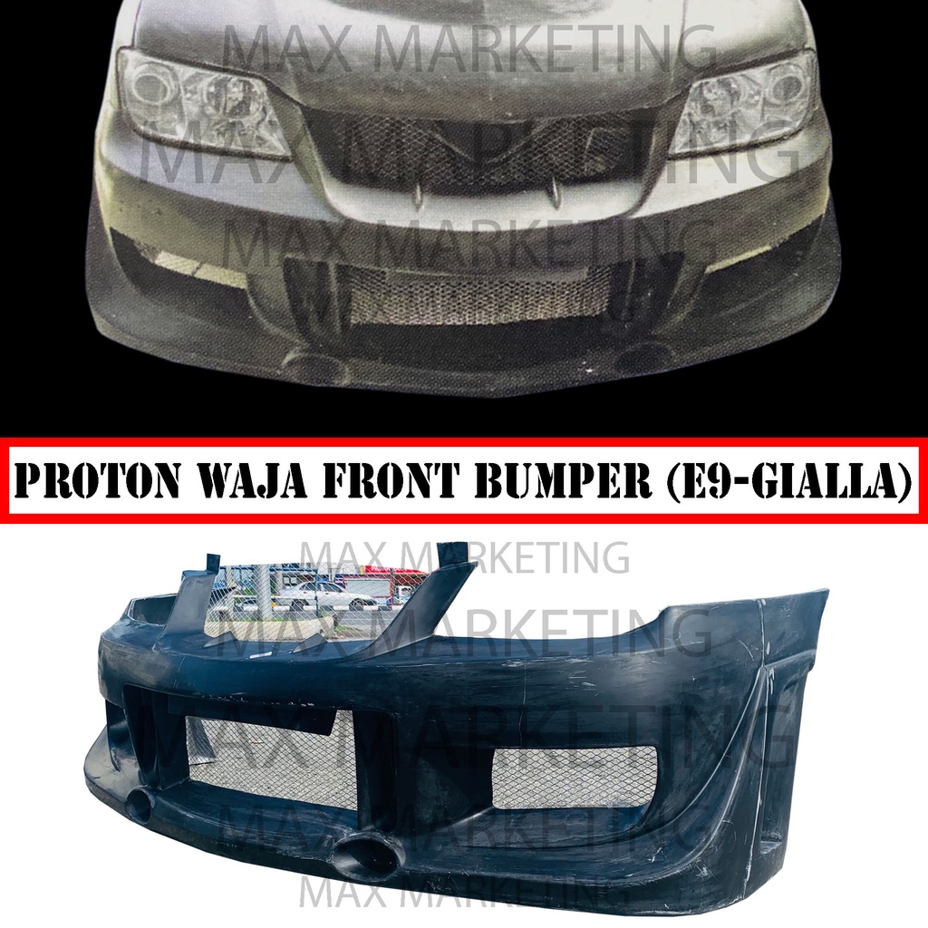 B1080 PROTON WAJA FRONT BUMPER (E9-GIALLA) (FIBER) | Shopee Malaysia