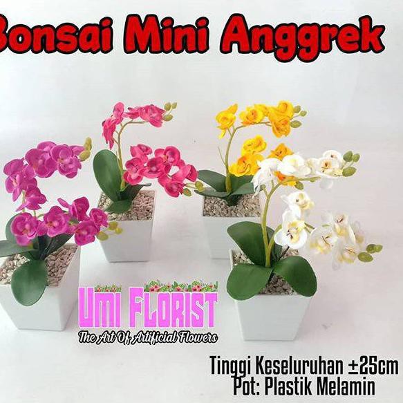Pwj Artificial Melamine Konde Pot Branch Orchid Flower | Shopee Malaysia