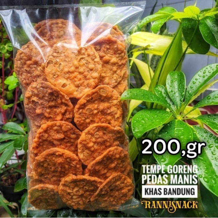 Bandung sweet and spicy original tempeh chips. | Shopee Malaysia