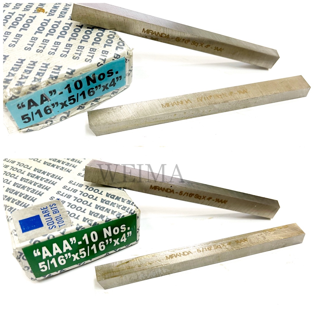 [READY STOCK] MIRANDA HSS COBALT SQUARE TOOL BIT LATHE TOOL BIT LATHE ...