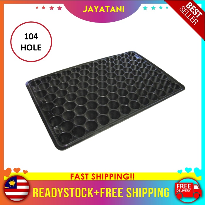 1Pcs 104 Hole Seedling Tray Semaian Bekas Semai 104 LUBANG / Tray Semai ...