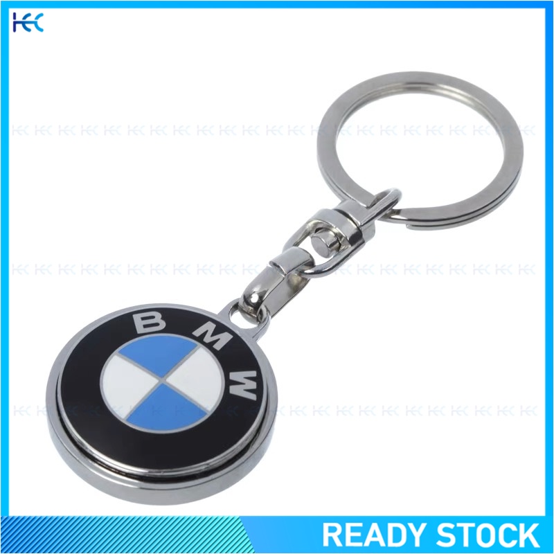 Car Styling Stainless Steel Metal BMW Car Logo Keychain 3D Key Chain ...