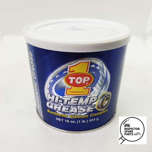 HI-TEMP GREASE SYNTHETIC LITHIUM COMPLEX TOP 1 FORMULA 1LB 454G MADE IN ...