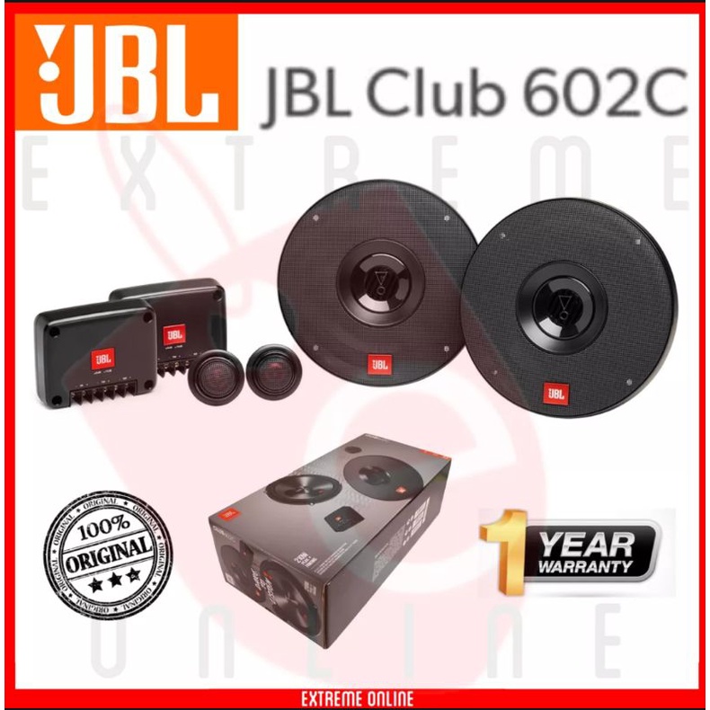 JBL Club 602C Club Series 6-1/2" Component Speaker System | Shopee Malaysia