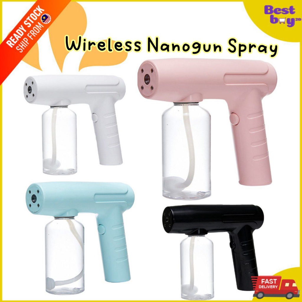 [BIG CLEARANCE] Wireless Nanogun Spray Cordless Blue Light Nano ...