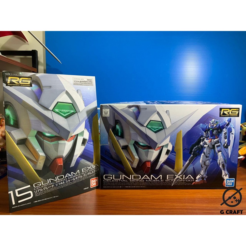 GUNDAM - BANDAI - RG 1/144 GUNDAM EXIA | Shopee Malaysia