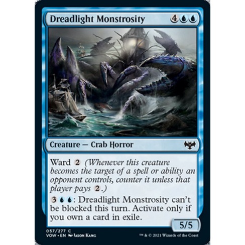 Dreadlight Monstrosity | [VOW][C][{4}{U}{U}][Creature][MTG Singles ...